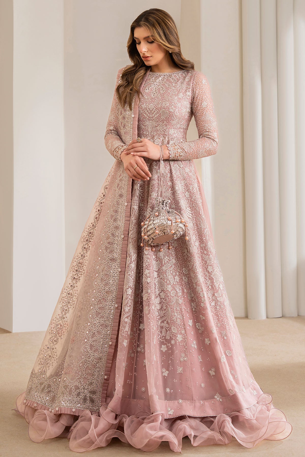 EMBROIDERED CHIFFON WF'24-01 | WEDDING FORMALS | JAZMIN